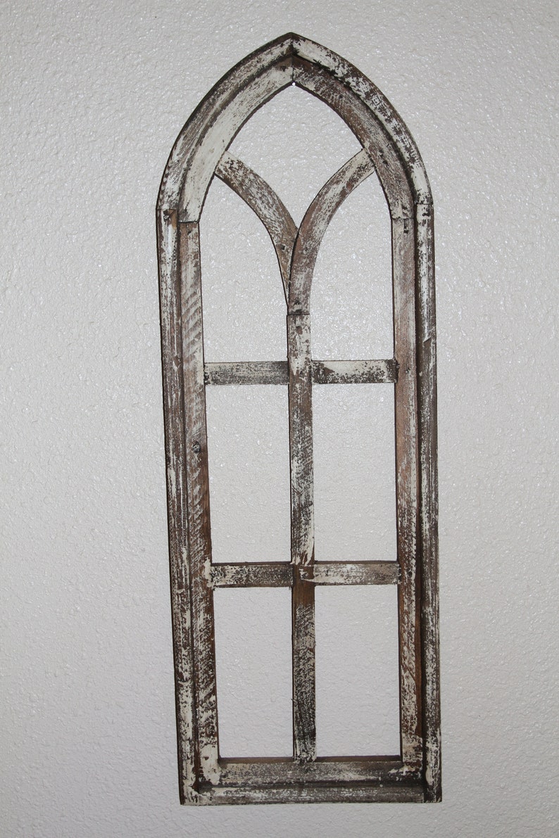 Large Arched Wood Window Frames Wood Craft Free Ship Win-1 - Etsy