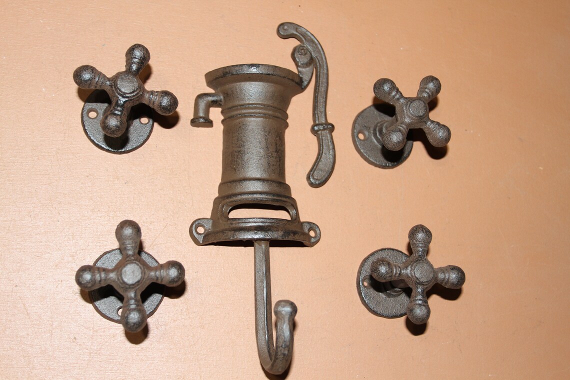 Faucet and Pump Collection Wall Hooks Free Ship H-89 - Etsy