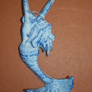 Swimming Mermaids, Coastal Aqua Color Mermaid Wall Decor, Free Ship, N ...