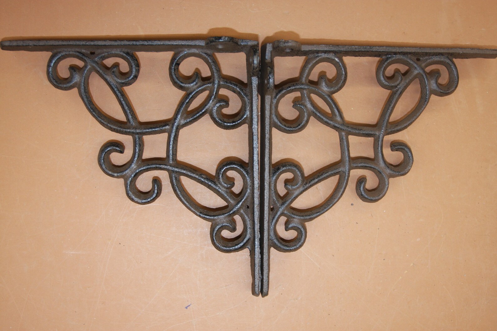 Fancy Swirl Corbels Solid Heavy Cast Iron 7 3/8 Free - Etsy