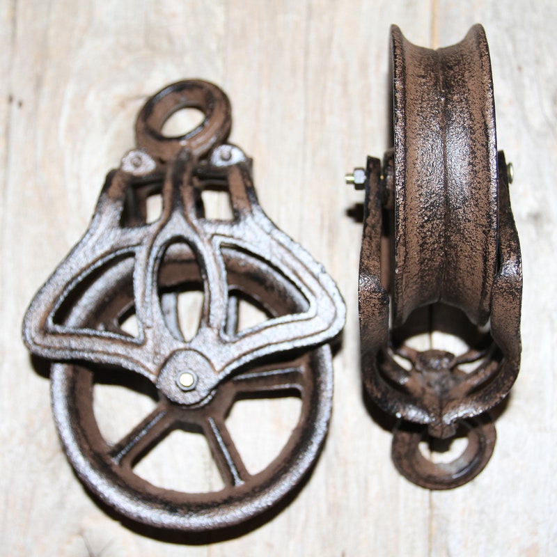 Rustic Pulley - Etsy