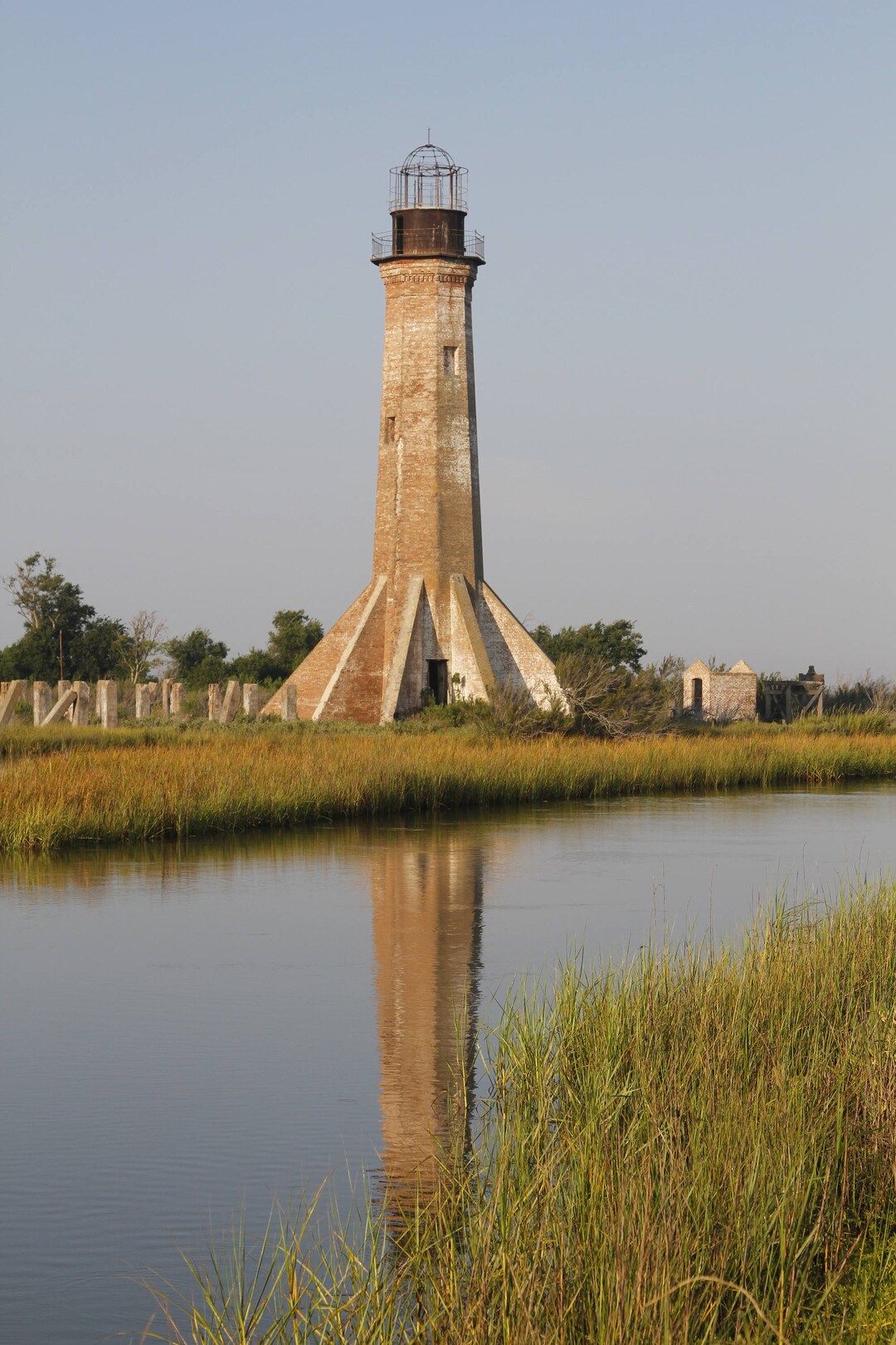 Sabine Pass Lighthouse Landscape Print Original Signed Photo - Etsy