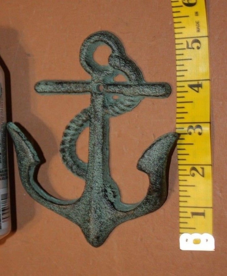 Bronze Look Anchor Wall Hooks Cast Iron Maritime Sailor Navy - Etsy