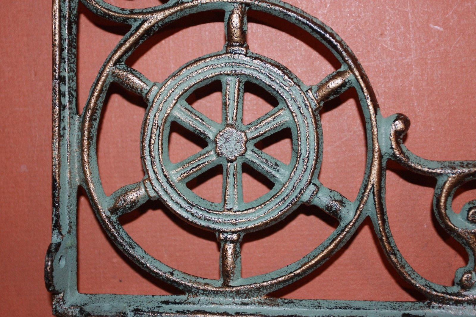 4pc Ship Wheel Shelf Brackets Nautical Decor Free Ship B-31 | Etsy