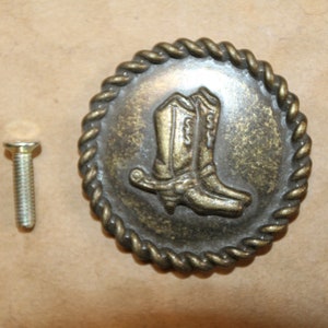 COWBOY BOOT Dresser Pulls / Ranch Decor / Country Western Decor / Door ...
