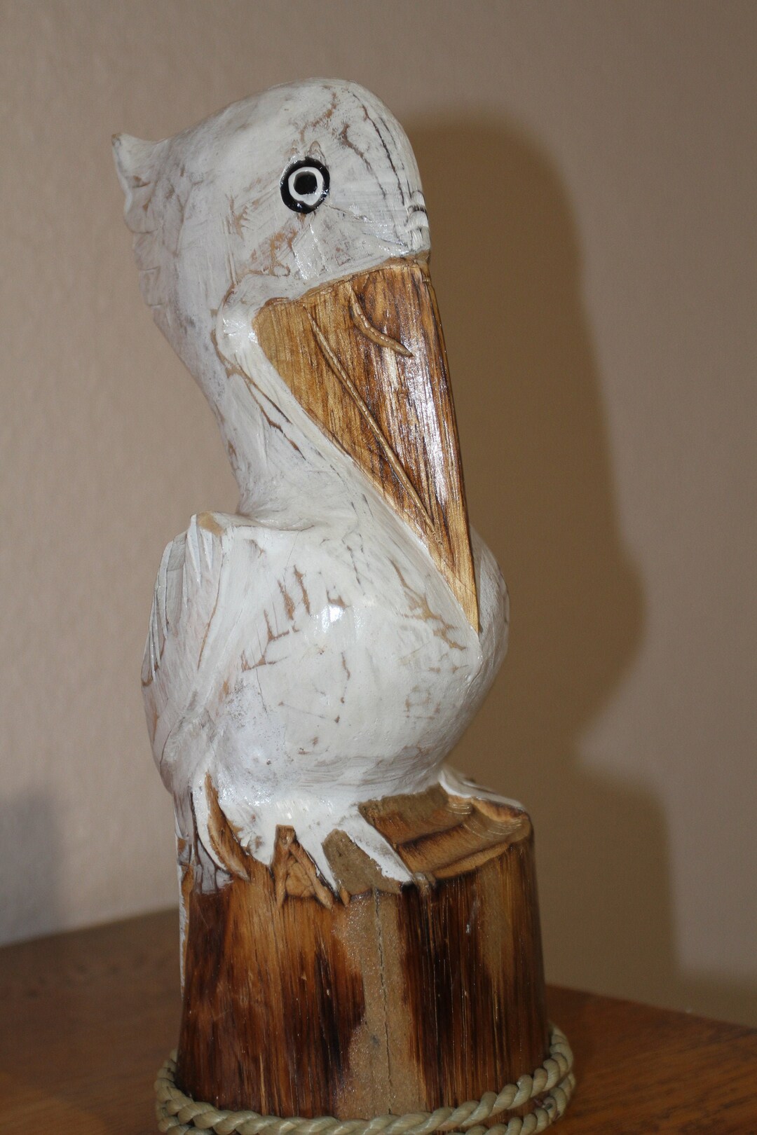 Small Pelican, Wood, Beach Decor, Free Ship - Etsy