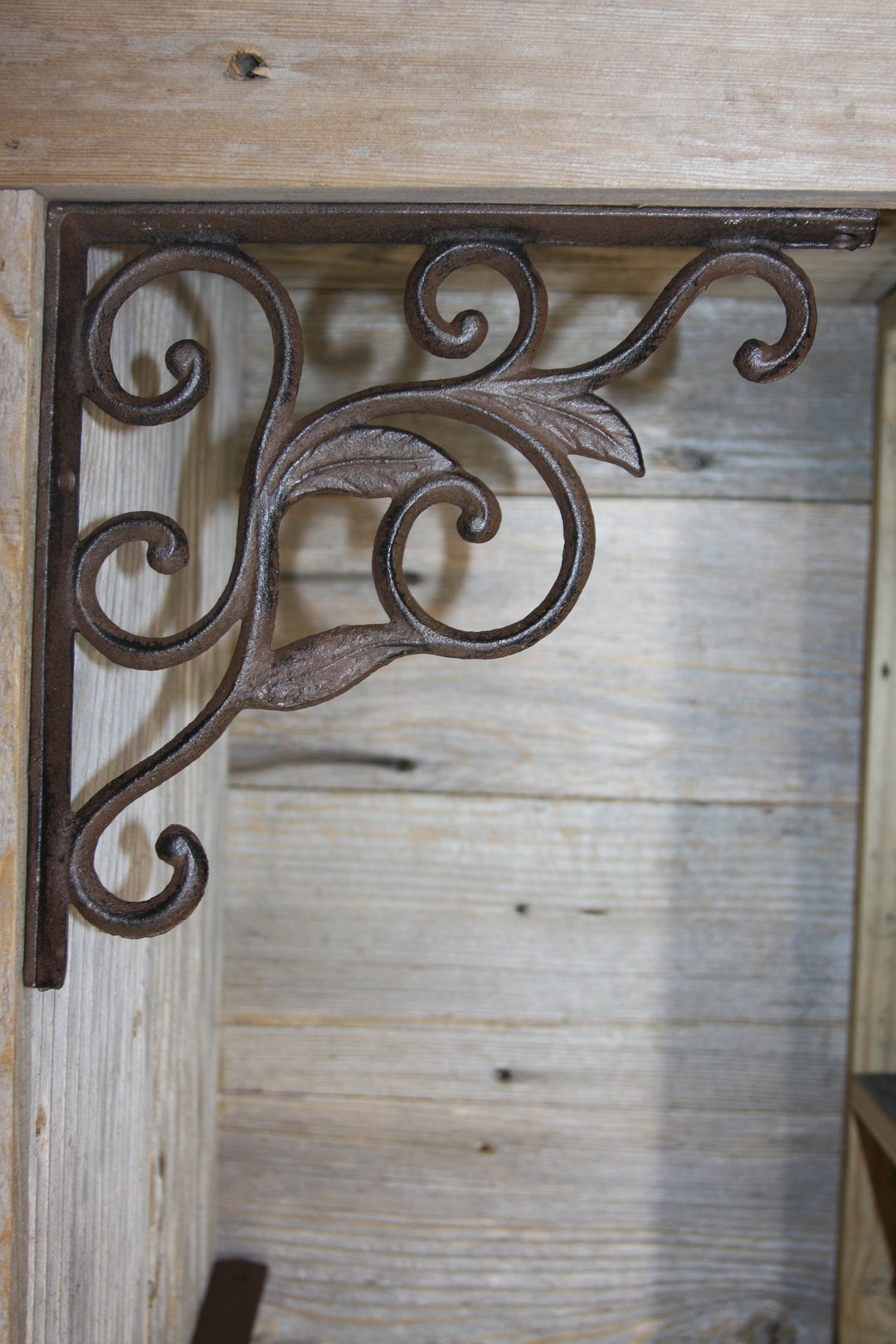 Ranch House Kitchen Open Shelving Brackets, Cast Iron, 8 3/4, Free Ship ...