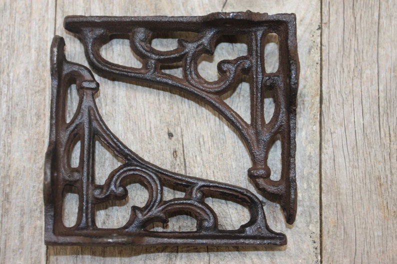 20pc Small Old Fashion Shelf Brackets Vintage-look Cast Iron - Etsy