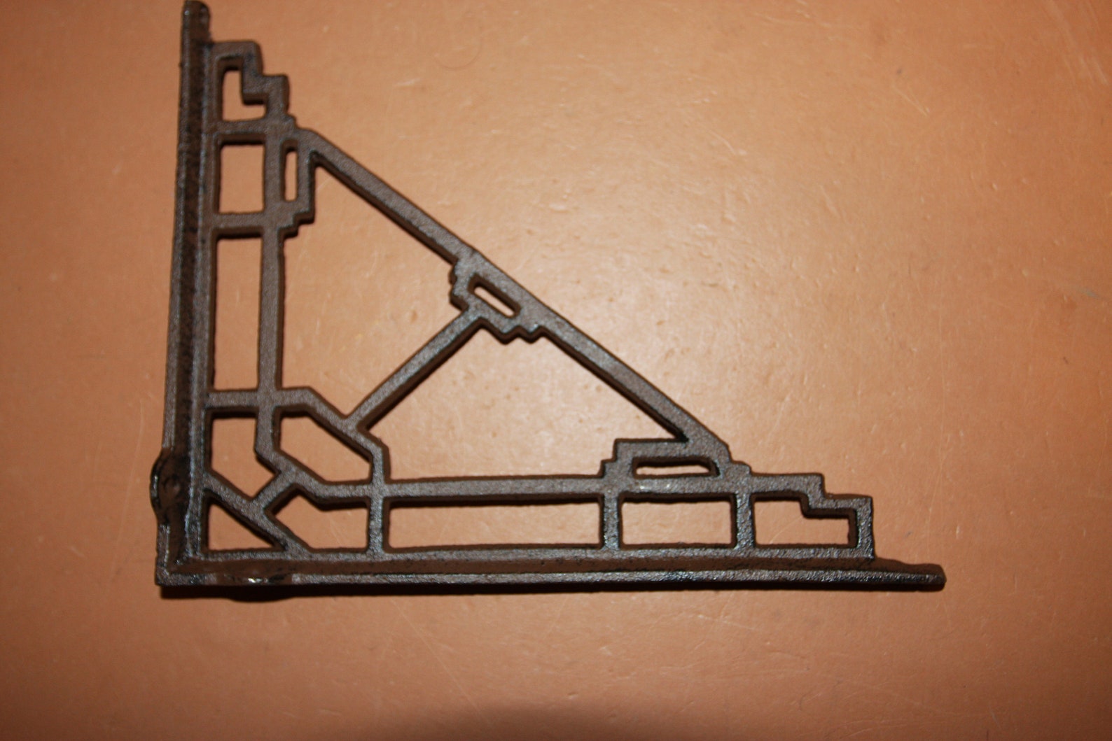 5 Pc Geo Retro Large Shelf Brackets Geometric Design Free - Etsy