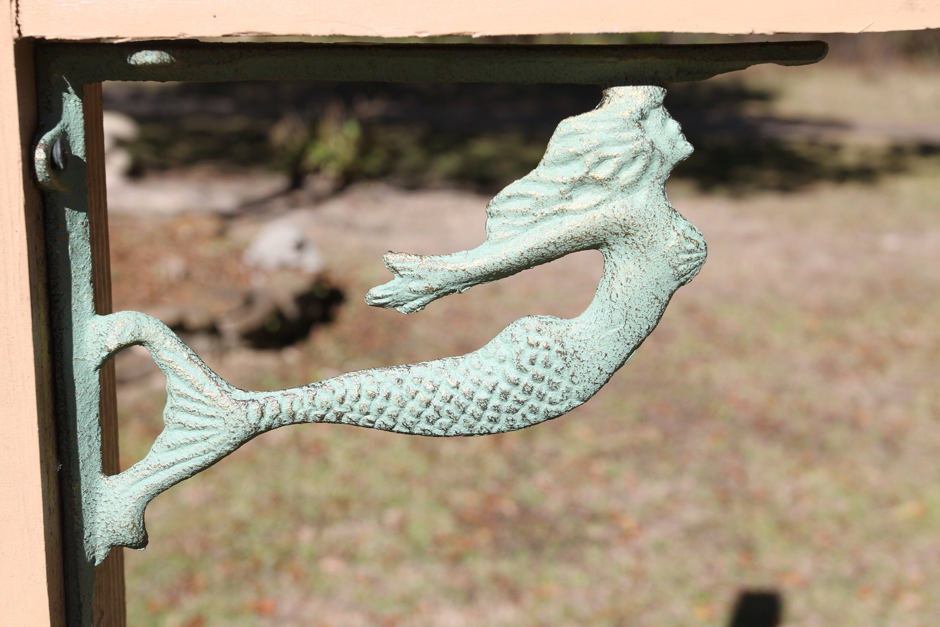 Seaside Decorative Mermaid Mailbox Accent Brackets and - Etsy