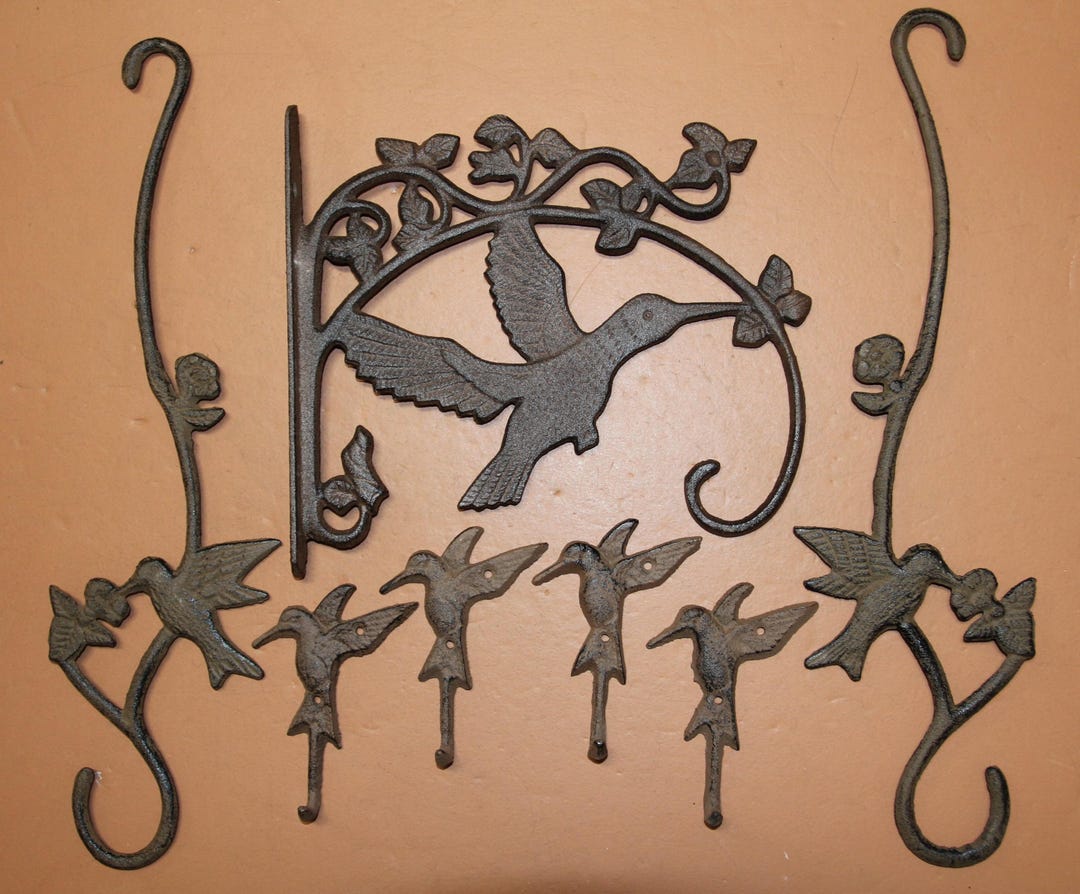 HUMMINGBIRD COLLECTION, Plant Hanger, Wall Hooks,nature Themed, Plant ...