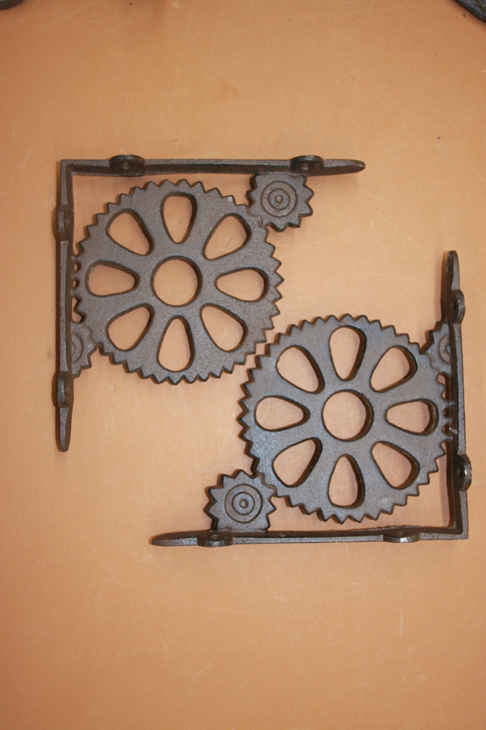 Cog Look Bracket Workshop Open Concept Shelving 8 | Etsy