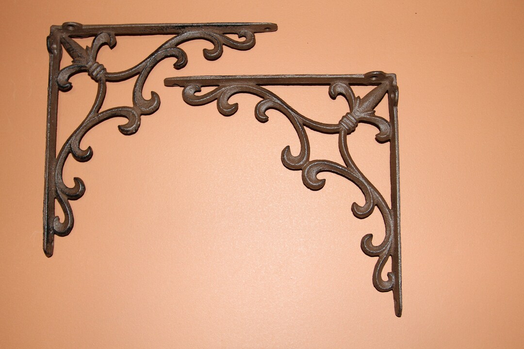 Fleur De Lis Decor, Large Brackets,shelf Braces,corbels,shelf Supports ...
