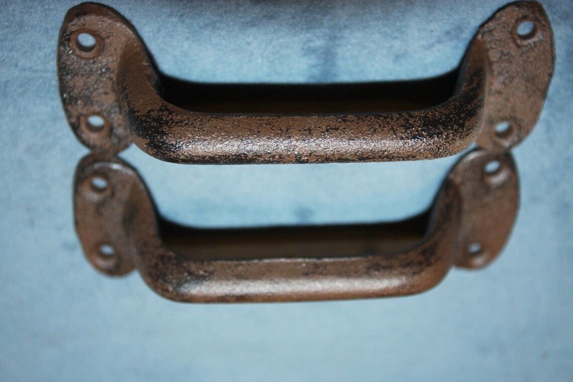 Mission Style Cabinet Pulls Handles Solid Cast Iron 4 3/4 | Etsy