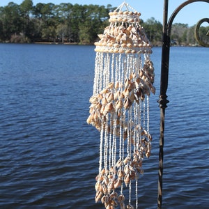 Large Chunky Seashell Wind Chime. Natural Shells, Free Ship G-22 - Etsy