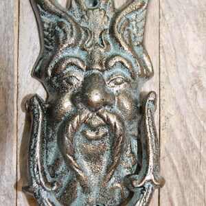 Gargoyle Door Knocker, Bronze Look Cast Iron, Free Shipping H-93 - Etsy