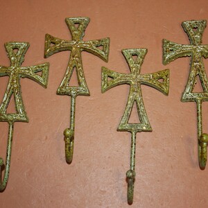 9 Pc Catarina Cross 5 Collection & 4 Cross Hooks Christian Wall Crosses ...