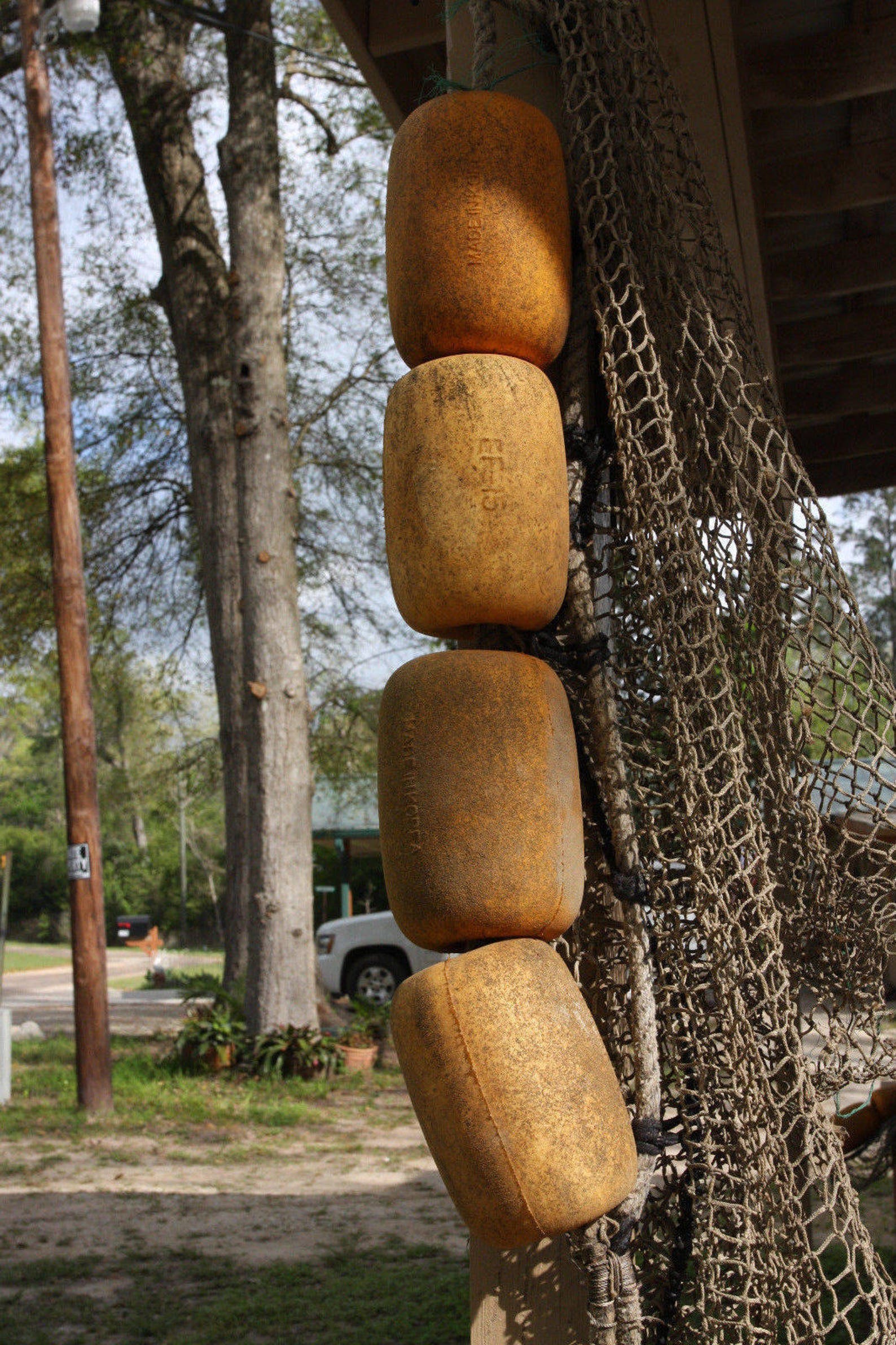 Weathered Commercial Fishing Net Rope Float Free Shipping - Etsy