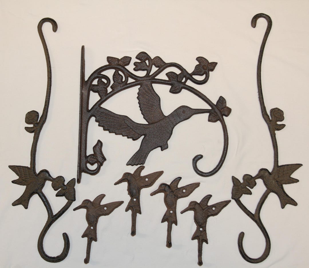 HUMMINGBIRDS Plant Hanger, Wall Hooks, Plant Extenders, Mothers Day ...