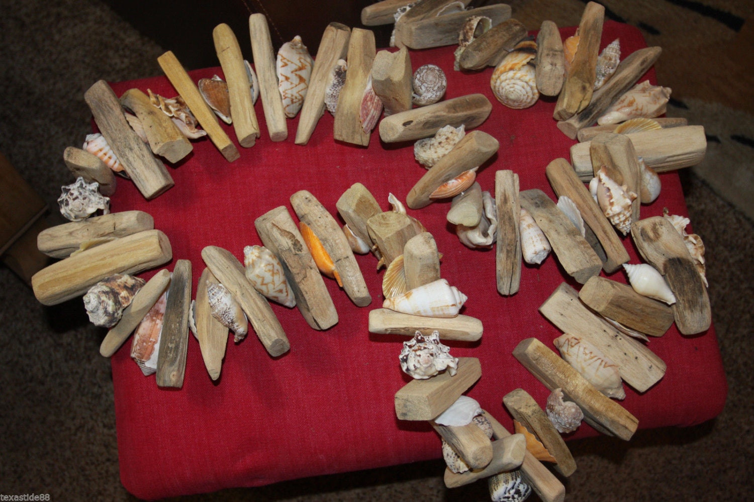 Sea Shell and Driftwood Garland Wedding Table Runner Free | Etsy