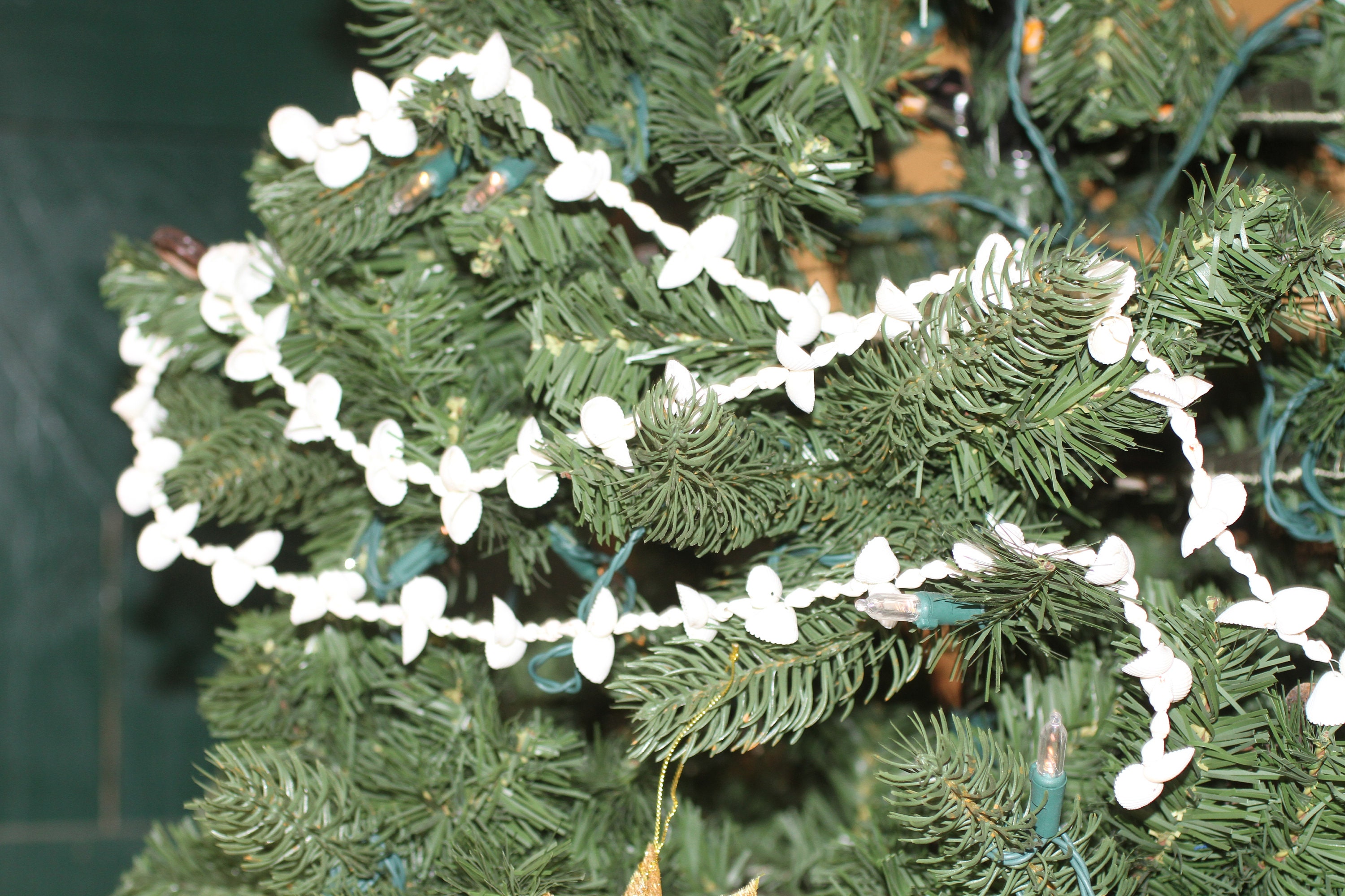 Tiny Seashell 8 Foot Clam Rose Garland Trimming Accent Cross - Etsy