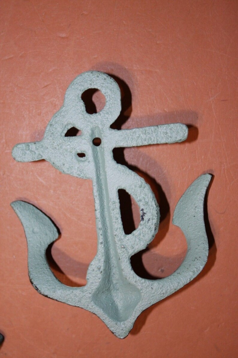 Bronze Look Anchor Wall Hooks Cast Iron Maritime Sailor Navy - Etsy