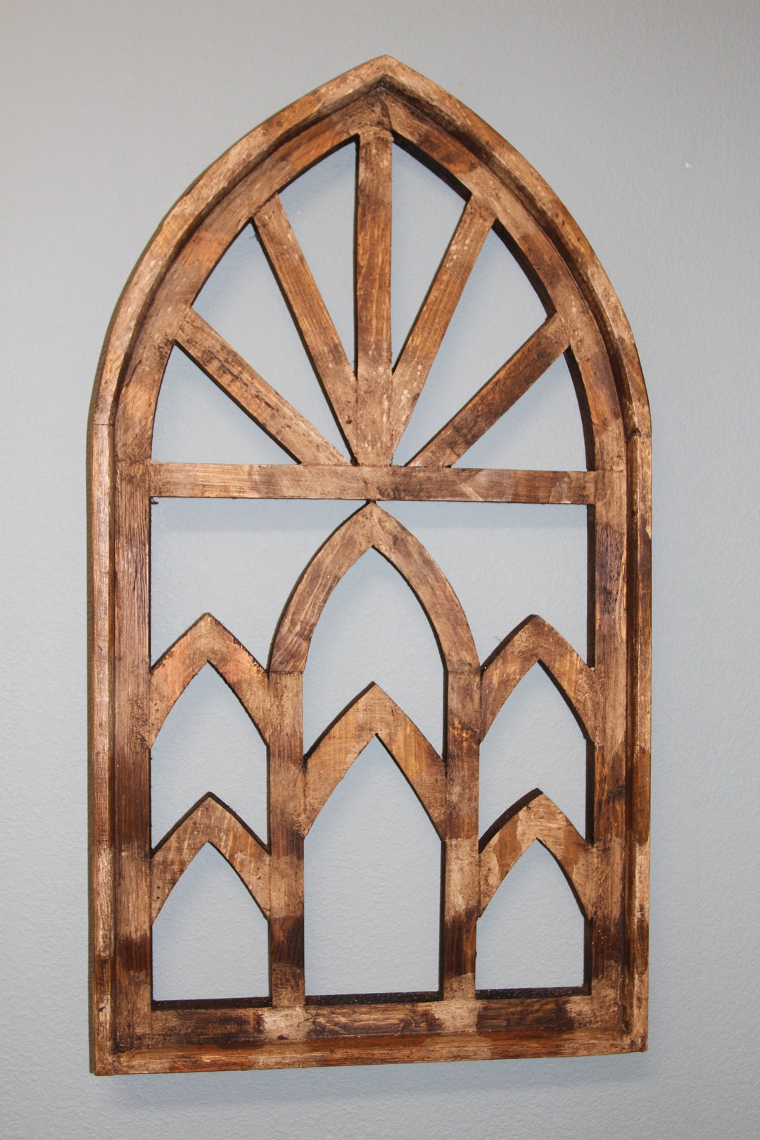 Mountian Sunrise Brown Wood Window Frame, Home Decor, Free Ship - Etsy