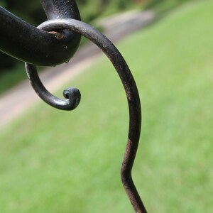 Spring Time Decor Raw Cast Iron Rustic Hummingbird Mobile, Gift for Mom ...