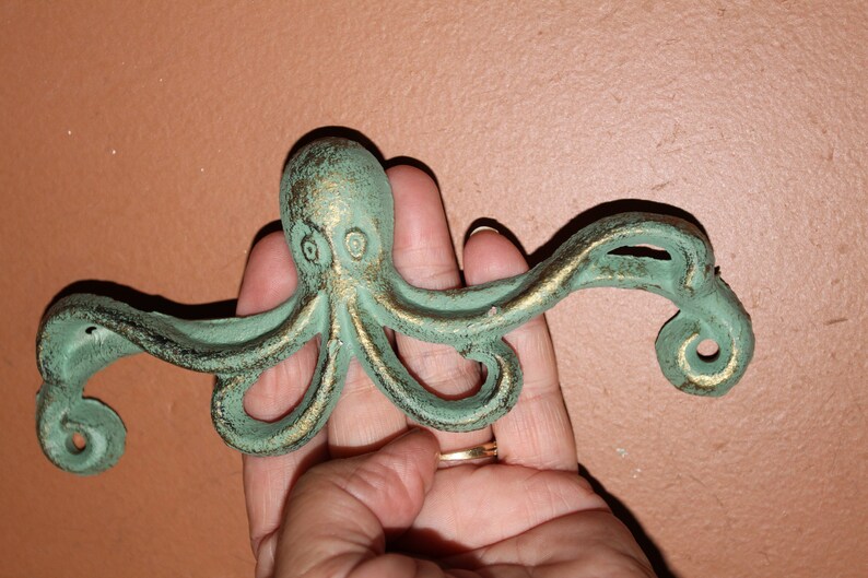 Octopus Drawer Pulls Beach Bathroom Decor Free Ship Hw-53 | Etsy
