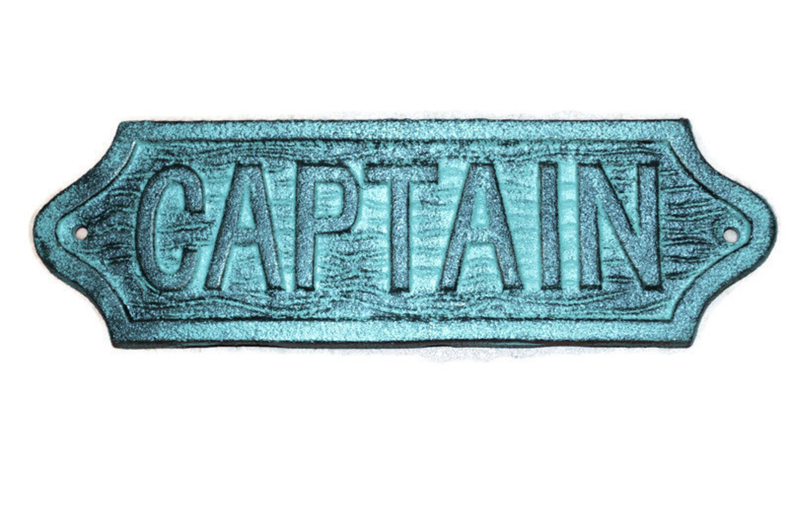 Captain Plaque Captains Quarters Door Plaque Cast Iron Free - Etsy