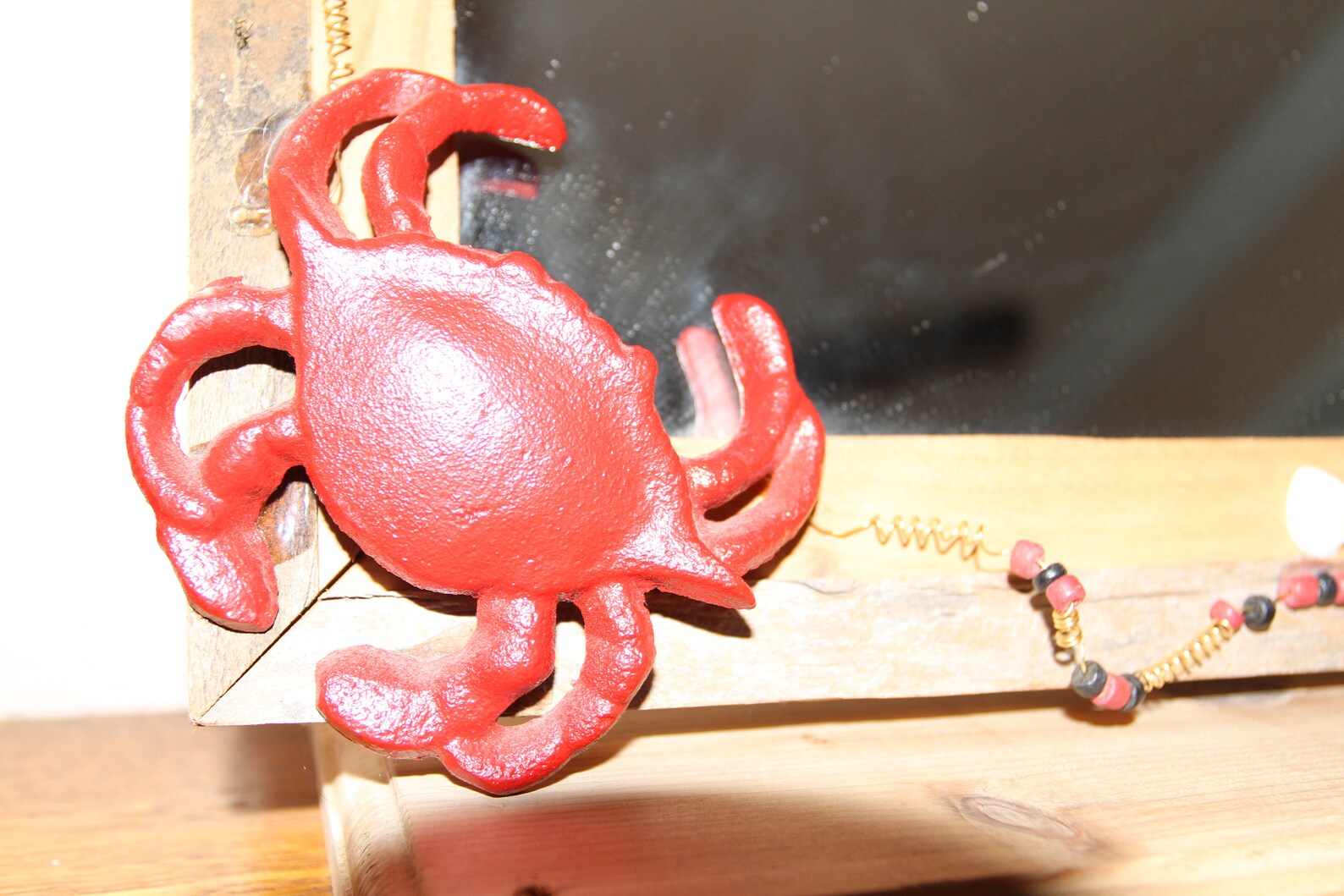 Free Standing Cast Iron Red Crab Cajun Decor Free Ship DLT - Etsy