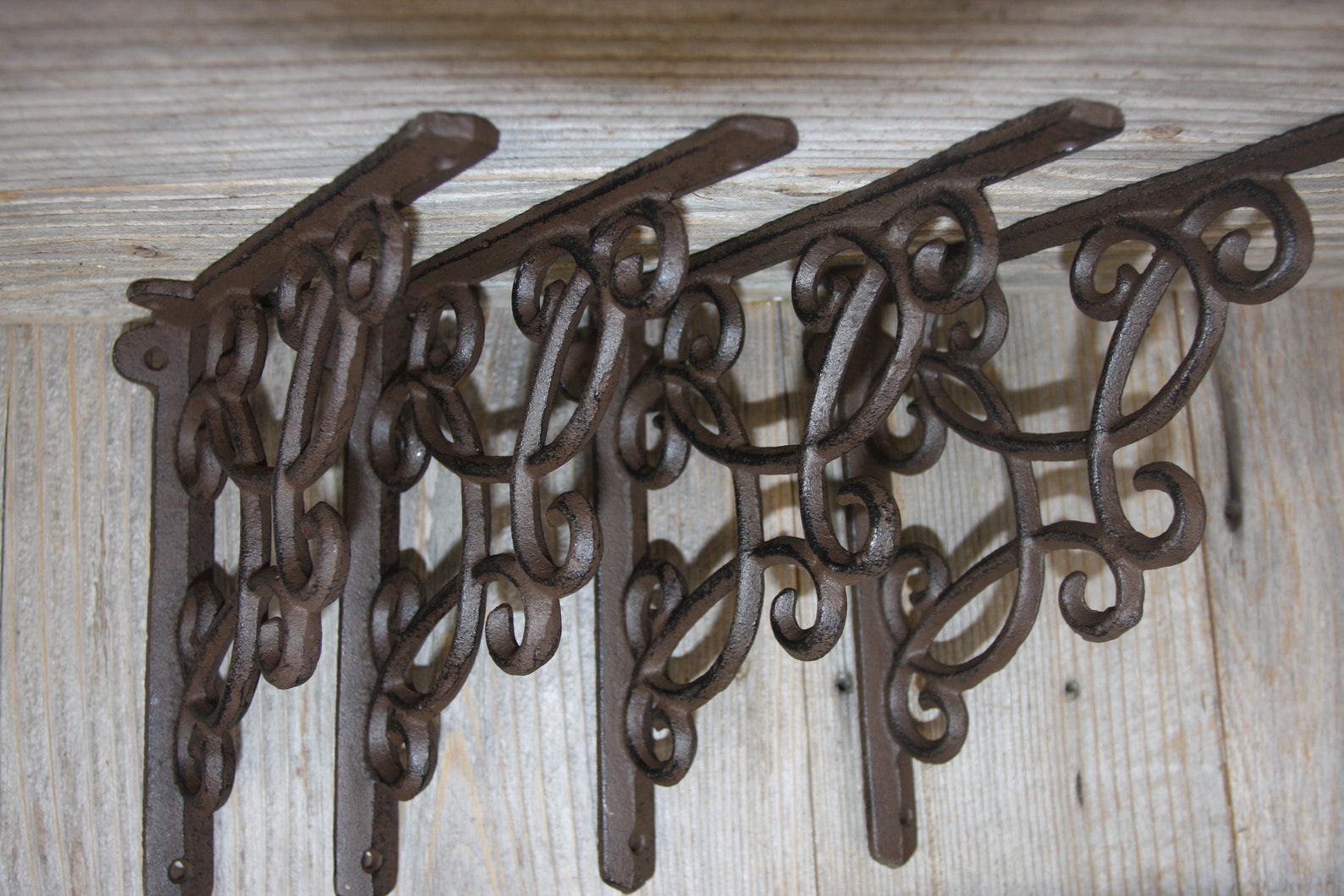 Fancy Swirl Corbels Solid Heavy Cast Iron 7 3/8 Free - Etsy