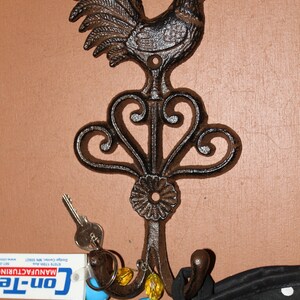 CHICKEN, Large, Double Wall Hook, Country Decor, Farm Decor, Home Decor ...
