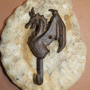 DRAGON WALL HOOKS, Spike Head, Med Evil Room Decor Home Decor, Kids ...