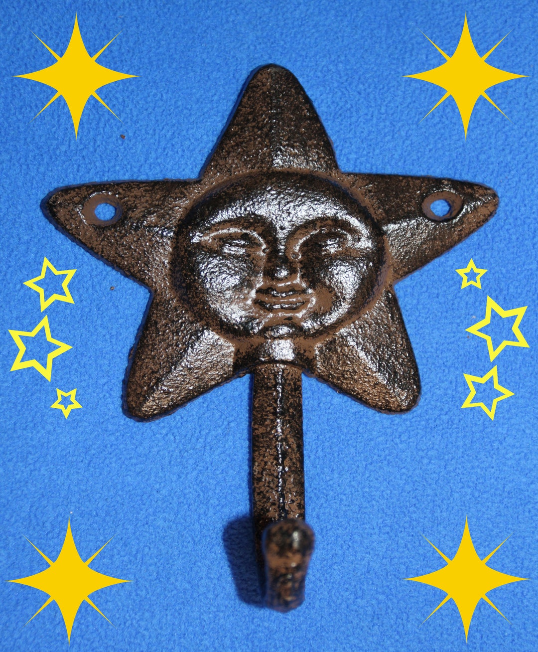 Star Wall Hook, Decorative Kids Room Wall Hooks, Garden Decor, Kitchen ...