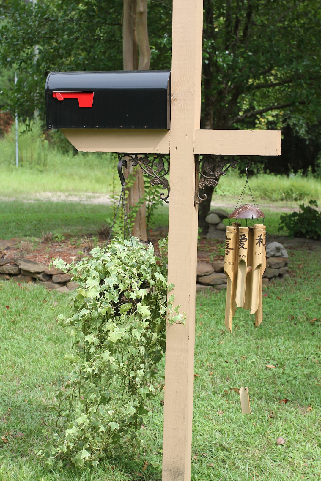 ACCENT BRACKET / Decorative Mailbox Brackets, Grapes, Cast Iron, Free ...