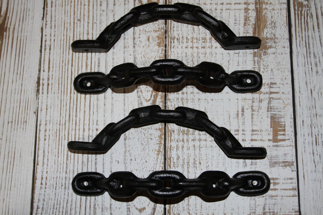Industrial Loft Decor, Chain Link Handles, Free Ship Hw-105 - Etsy
