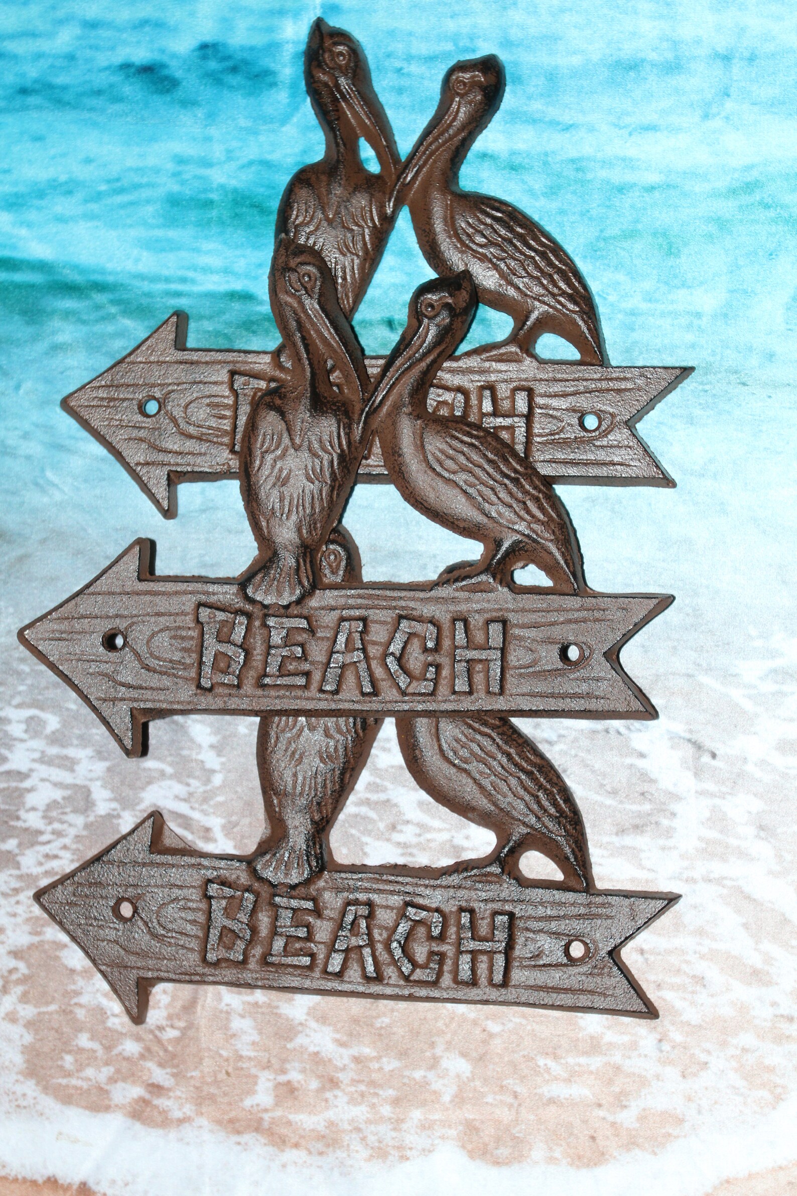 Pelican Beach Arrow Beach Home Decor Free Ship H-133 | Etsy