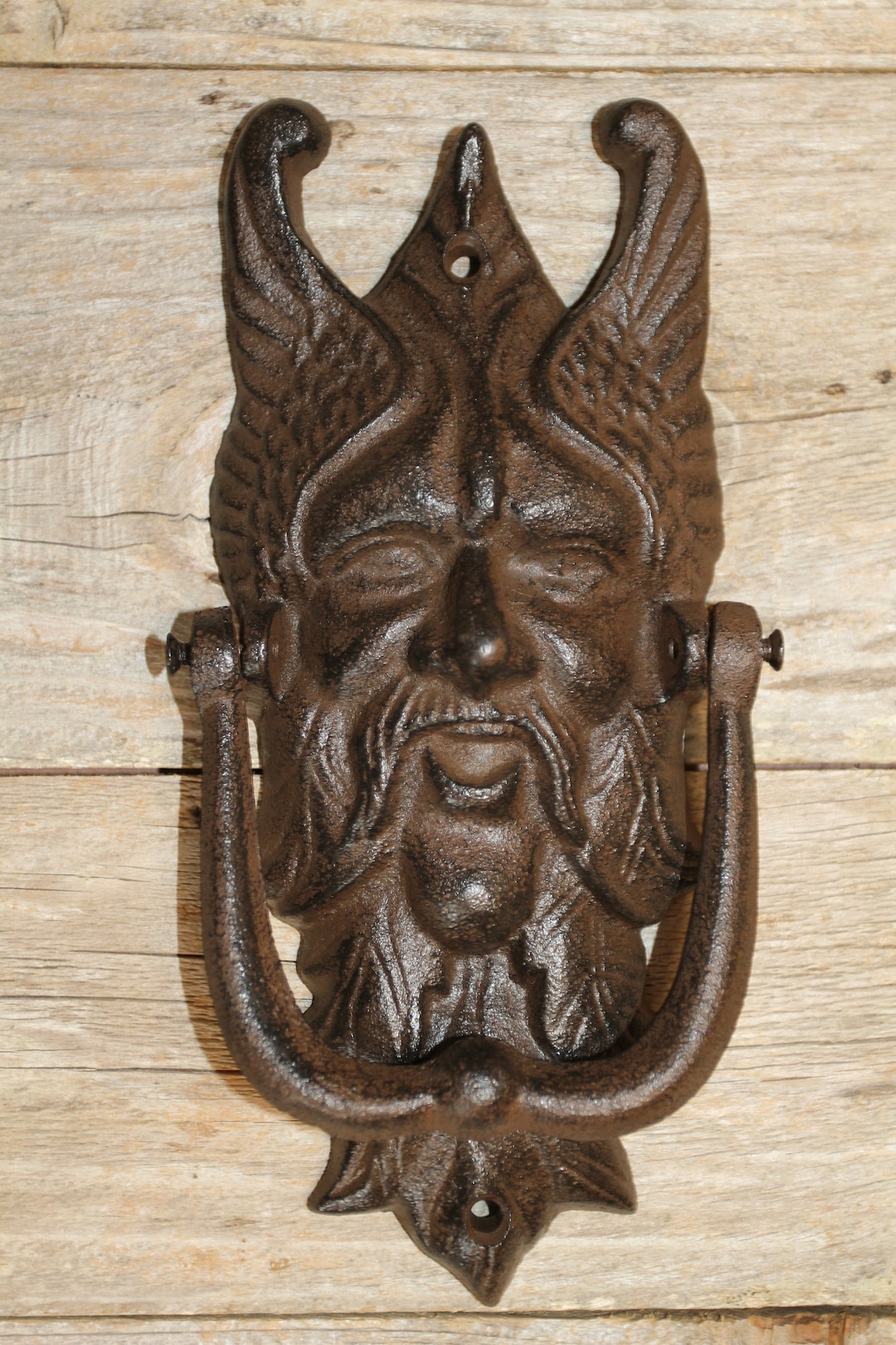 Viking Gargoyle Door Knocker- Celtic- Gothic -gargoyle- Old World ...