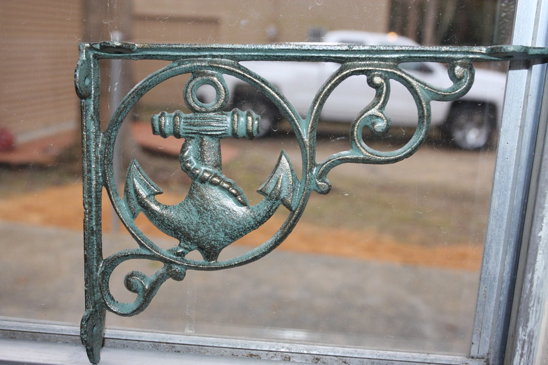 Anchors Mariners Choice Nautical Shelf Brackets Corbels Bathroom Decor ...