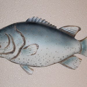 Large Bass Wall Display, Fishing Decor, Free Ship, BRR-01 - Etsy