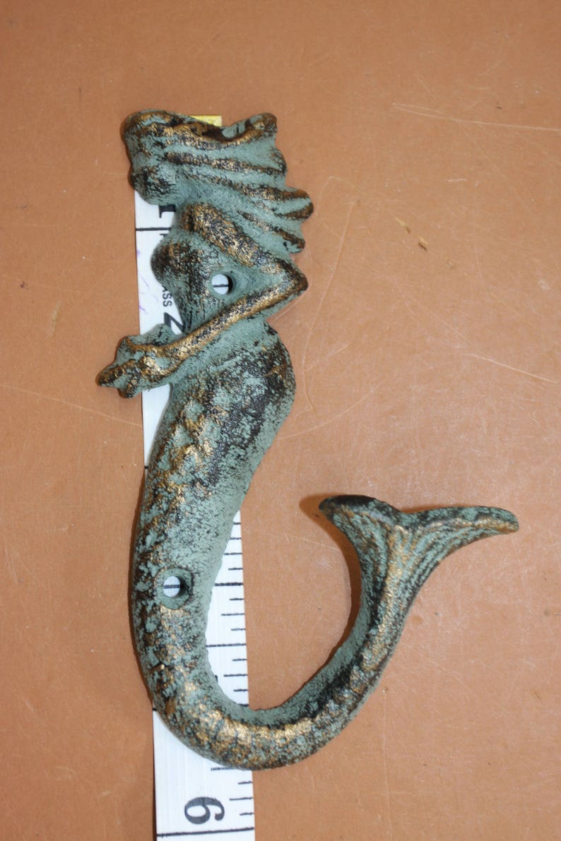 5 Mermaid Beach House Bathroom Decor Seagull Plaque and | Etsy