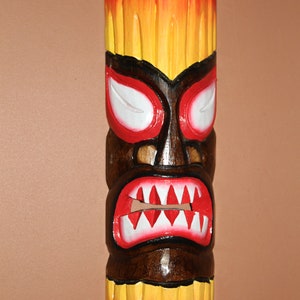 20 Long Vibrant Color Tiki Mask, Tiki Bar Decor, Free Ship - Etsy