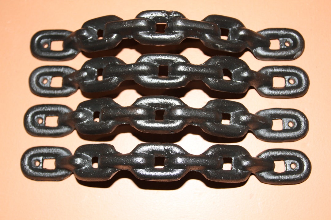 Large Sturdy Chain Link Design Gate Handles , Free Ship Hw-104 - Etsy