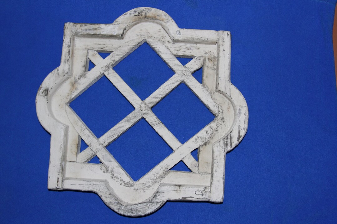 Patchwork Design Weathered Wood Window, Craft Ready, Free Ship - Etsy