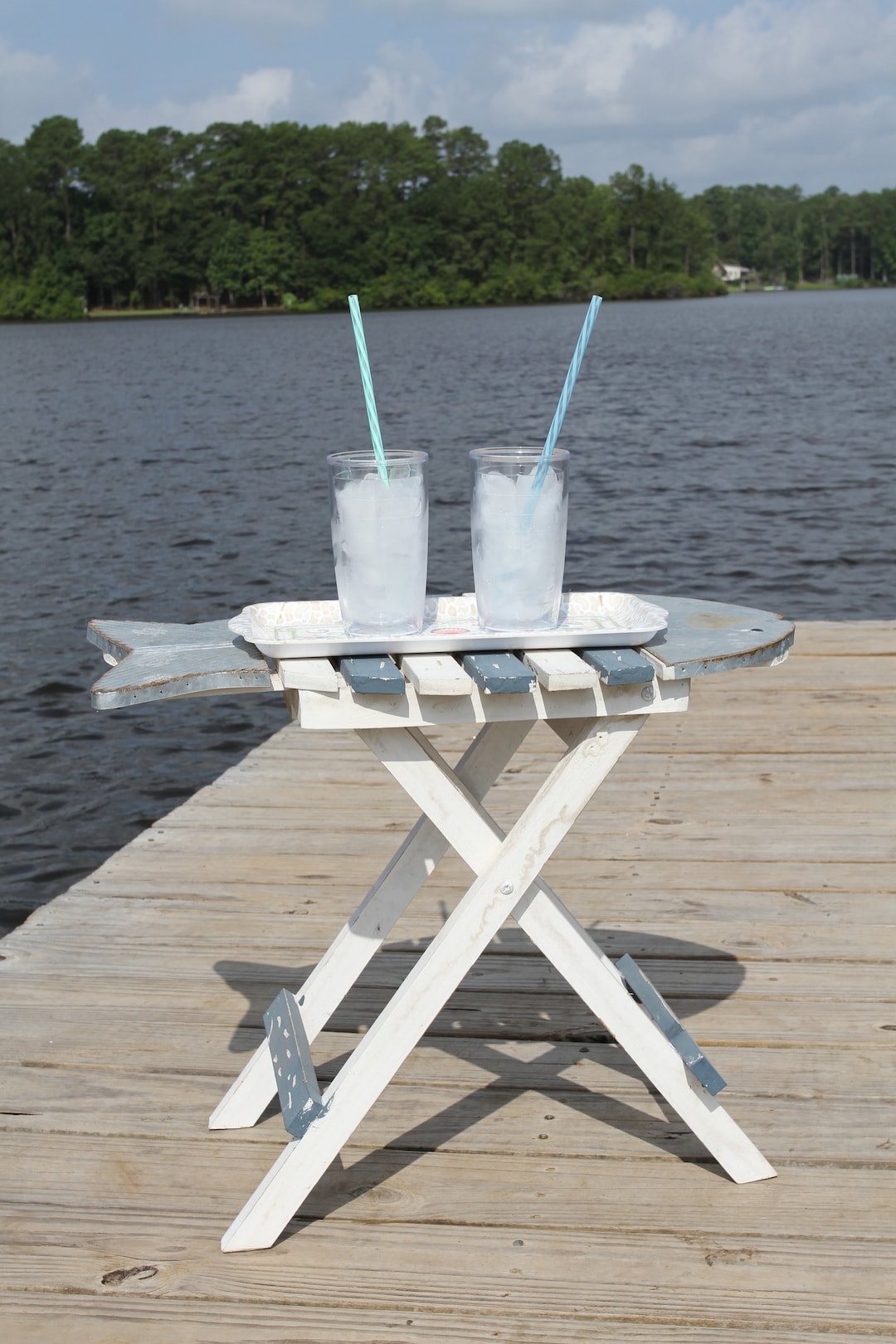 Ocean Fish Folding Table, Beach Living Decor Free Ship - Etsy