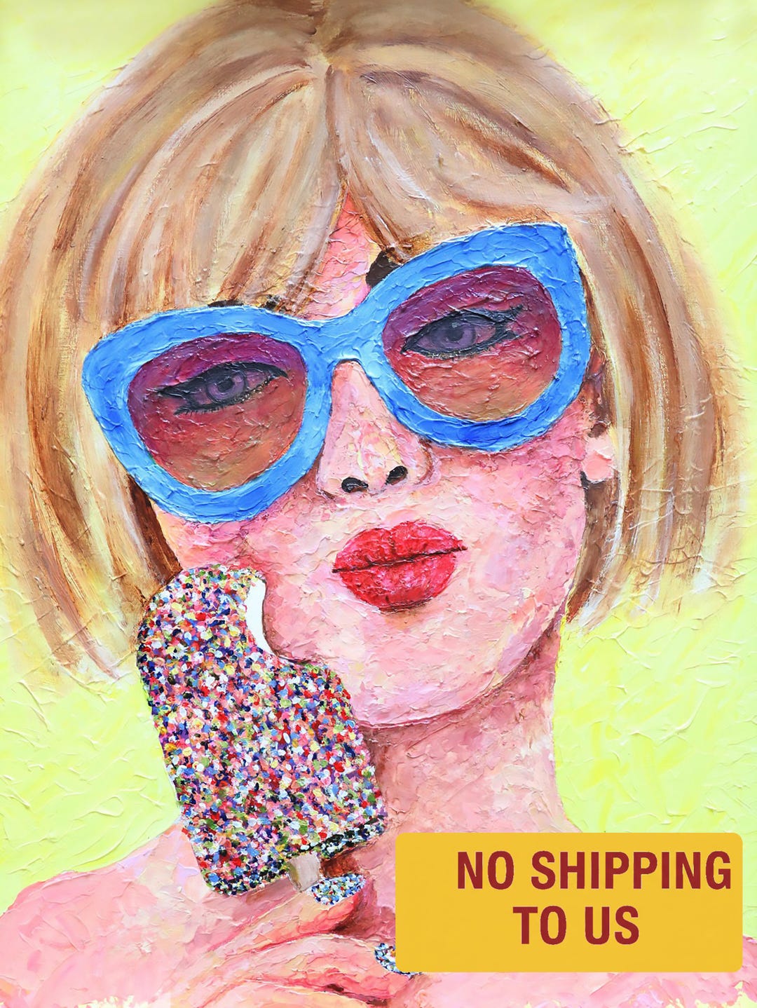 Popsicle Time - Original Acrylics Painting - Etsy
