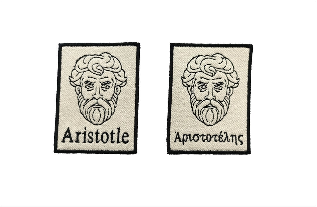 Aristotle Ancient Greek Philosophy Logic Ethics Patch - Etsy
