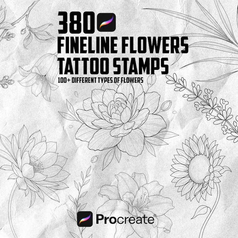 Flower Custom Stamps - Etsy