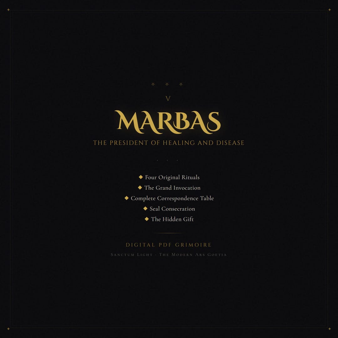 Marbas Grimoire · Goetia President · Demonology Ritual Guide · Ars ...